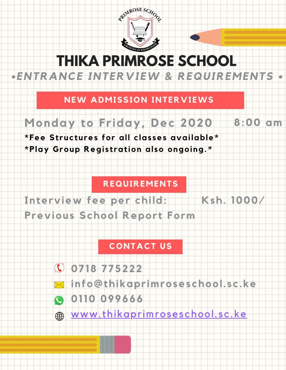 News | Thika Primrose School